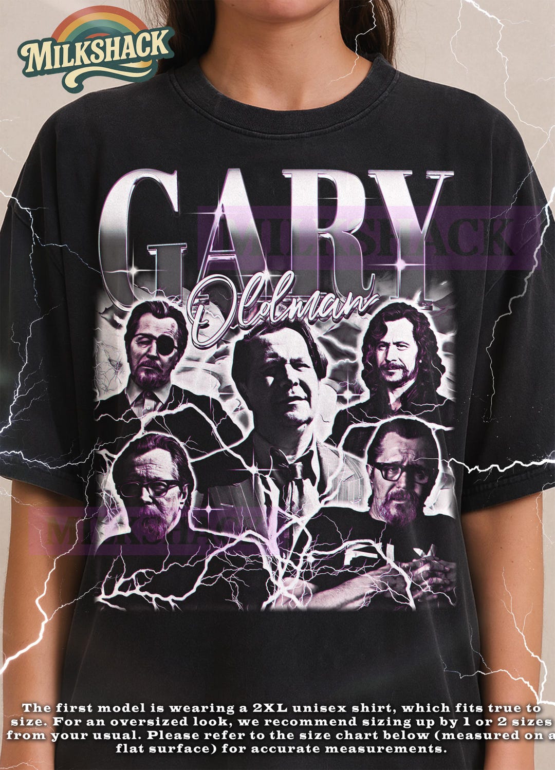 Gary Oldman T-shirt, Vintage Actor Star Legend Performer Tee, 90s Retro ...