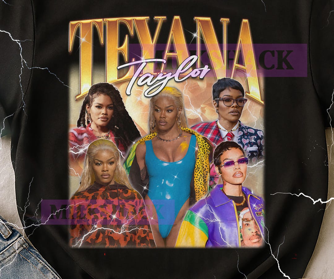 Teyana Taylor Vintage Bootleg T-shirt, Teyana Taylor Retro 90s Musician ...