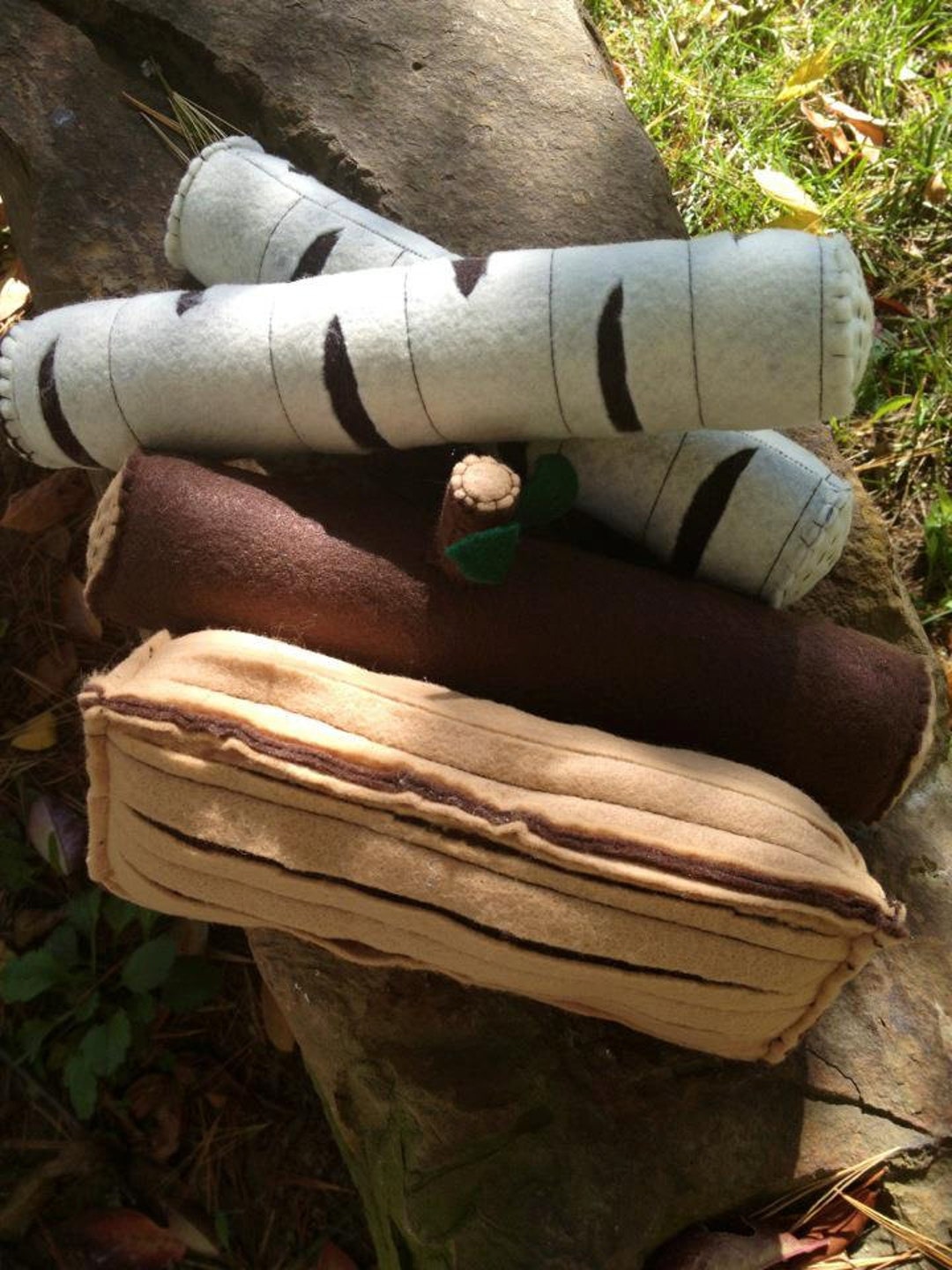 Campfire Felt Handmade Toy Logs - Etsy