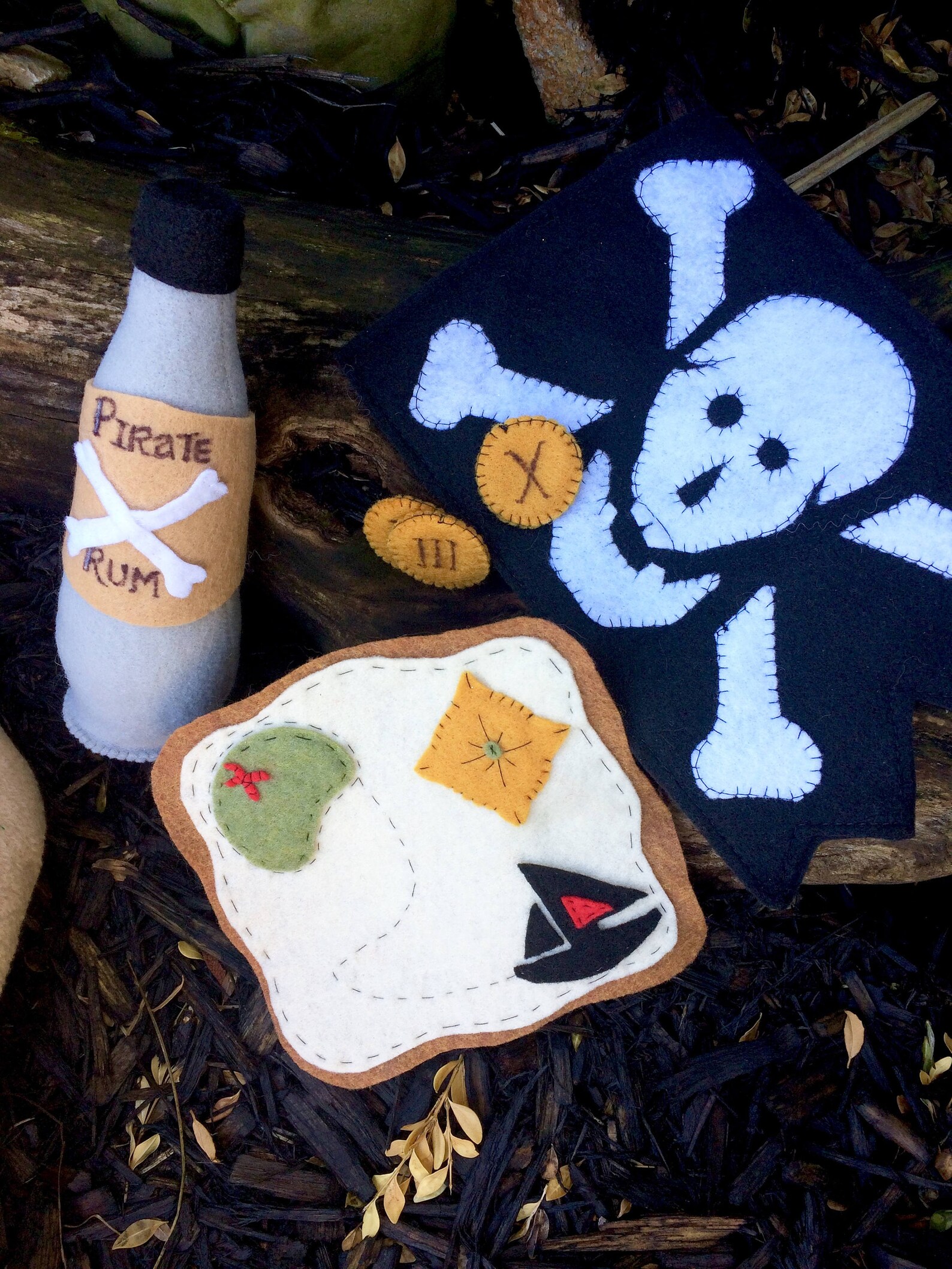 Felt Pirate Campfire Toy Handmade - Etsy