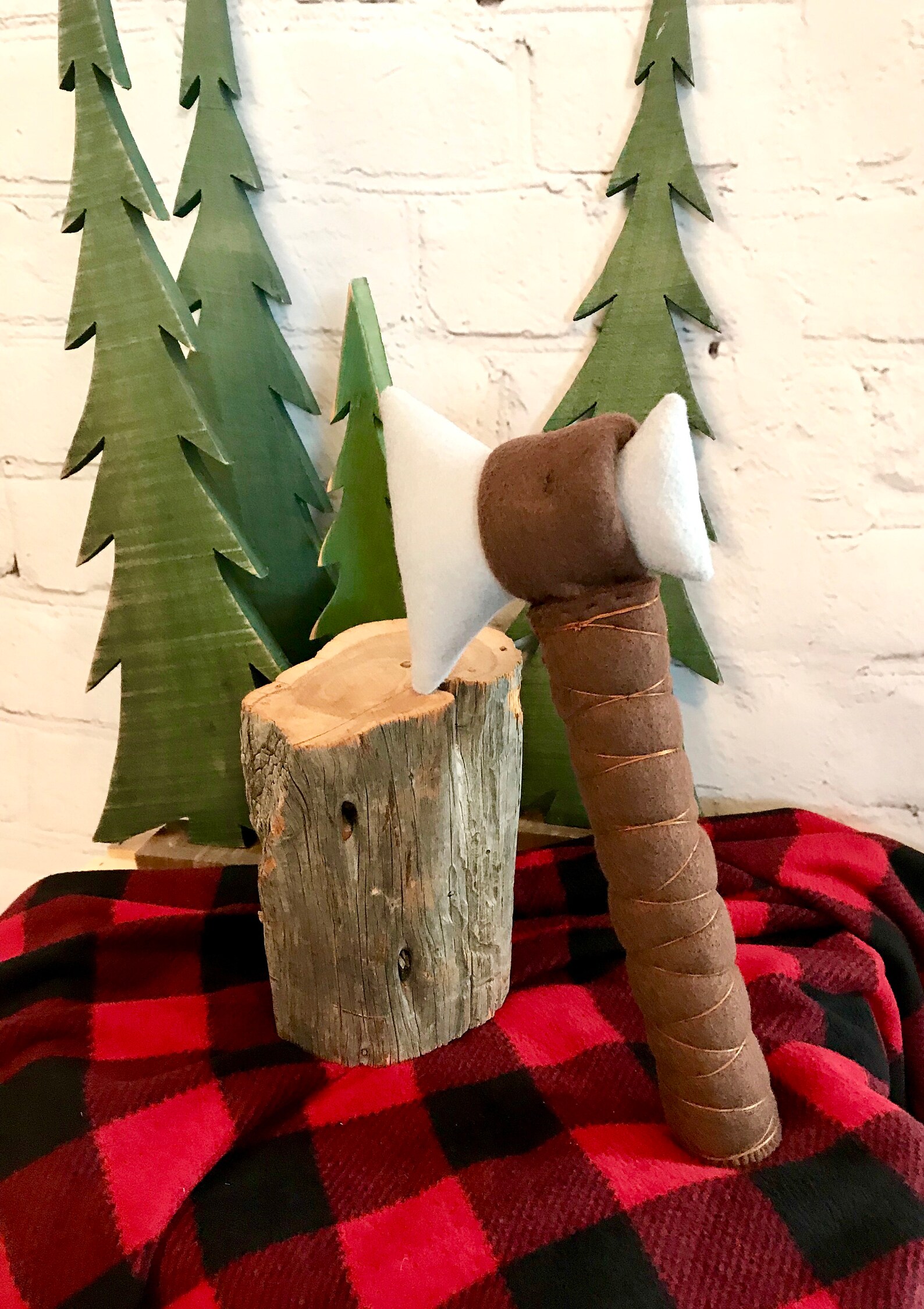 Kids Tools Felt Toy Hatchet Handmade Campfire Tool - Etsy