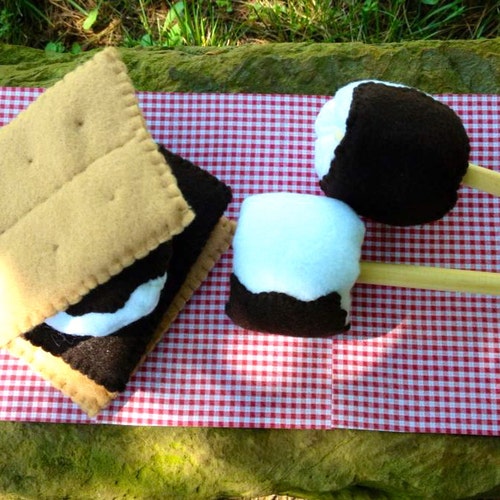 Smore's Play Set-camping Felt Food | Etsy