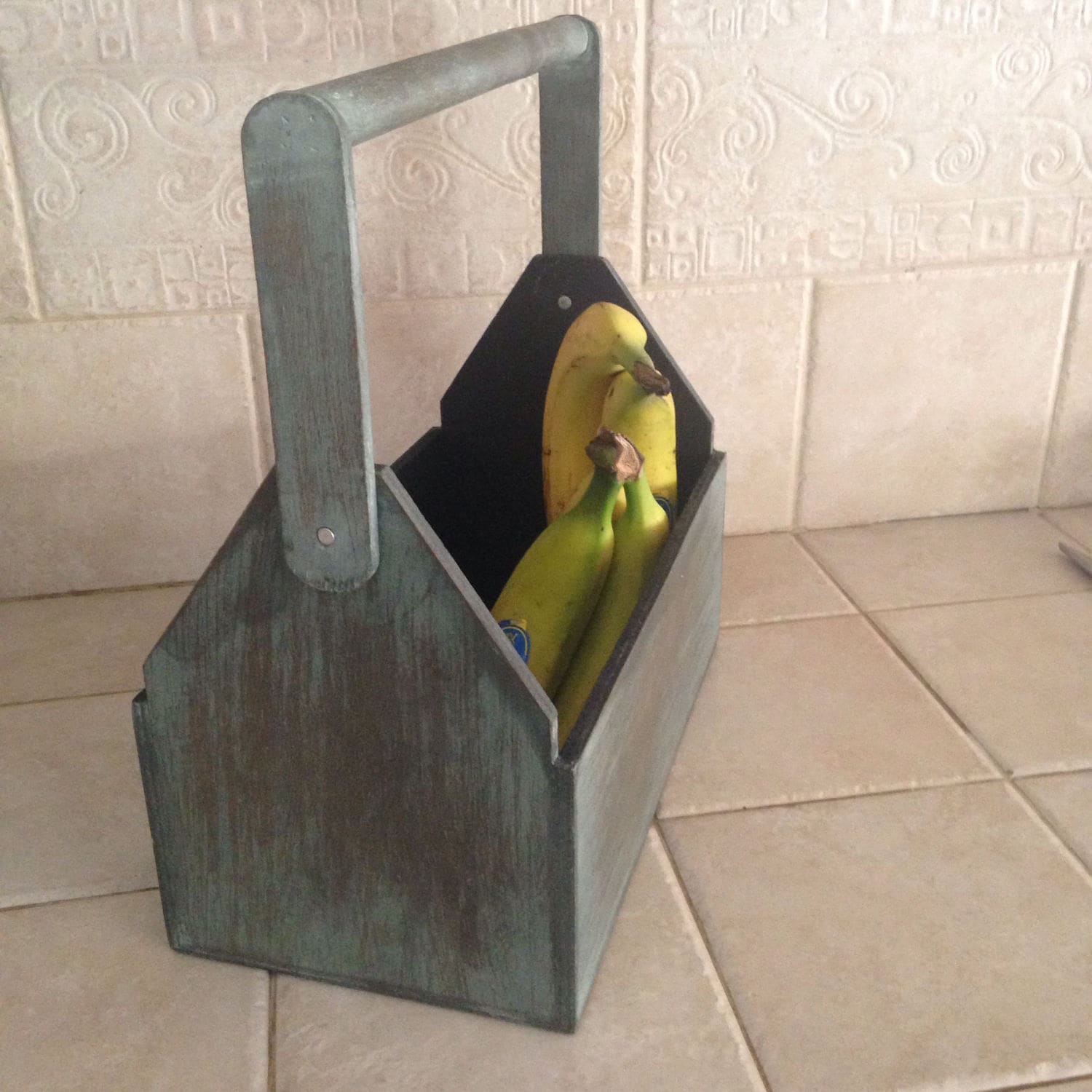 Wood Carry All Box-Beach Box-Beach Wedding Decor-Flip Flop | Etsy