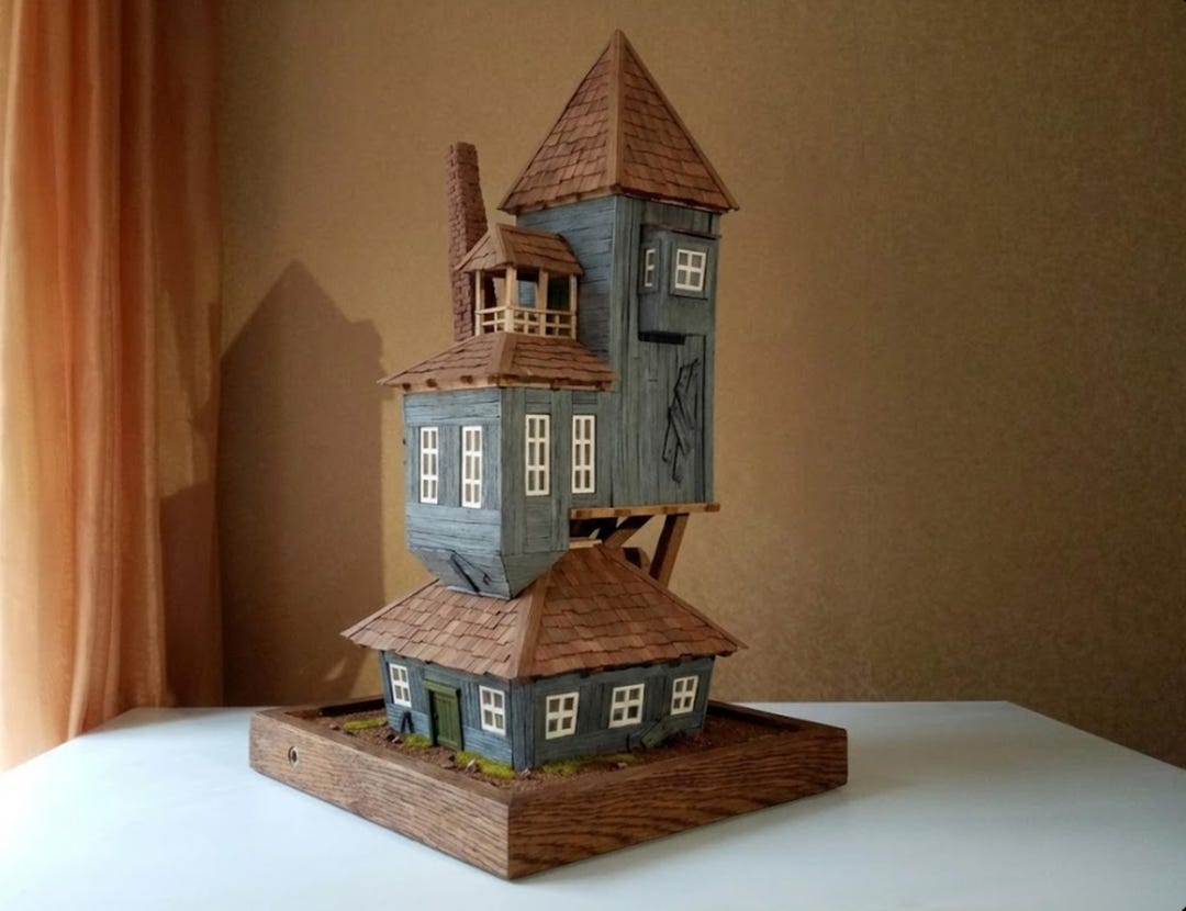 Magical House Night Lamp — Inspired by the Burrow - Etsy