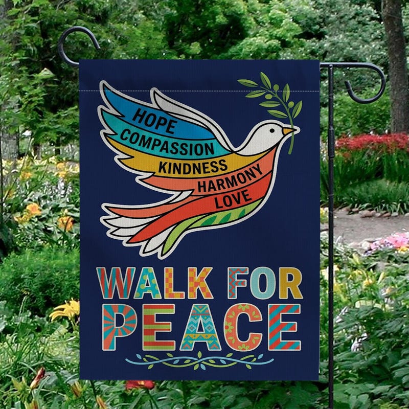 Walk for Peace Flag - Etsy