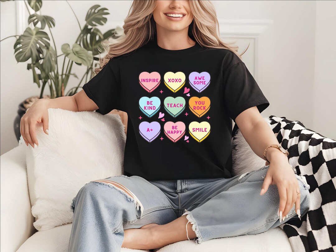 Teacher Valentine PNG | Sweetheart Candy Hearts Design (digital ...