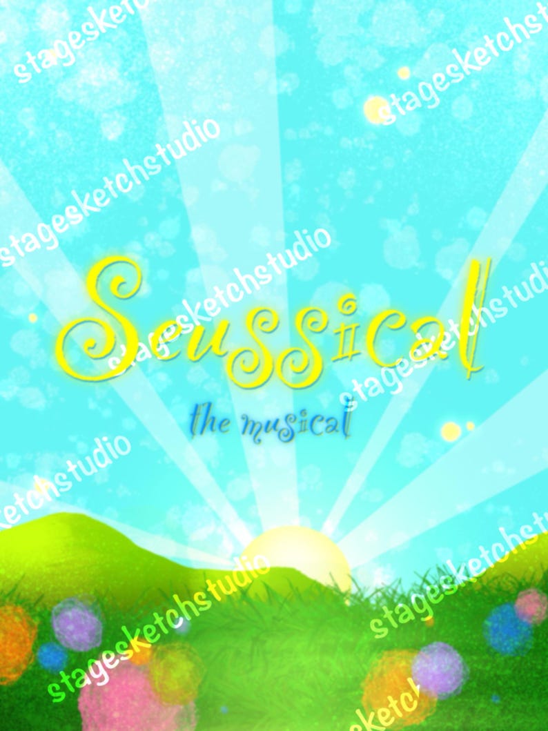 Seussical the Musical Poster – Broadway Art - Digital Download - Etsy