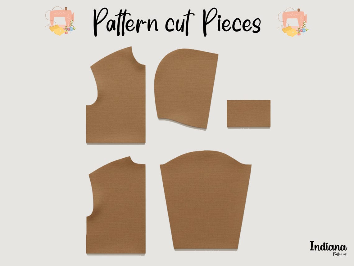 Women’s Cropped Hoodie Sewing Pattern PDF | Drawstring Crop Sweatshirt ...