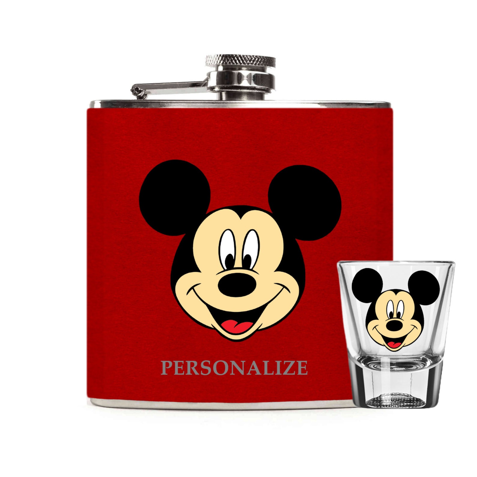 Mickey Mouse Shot Glass Disney Wedding Shot Glasses Custom - Etsy