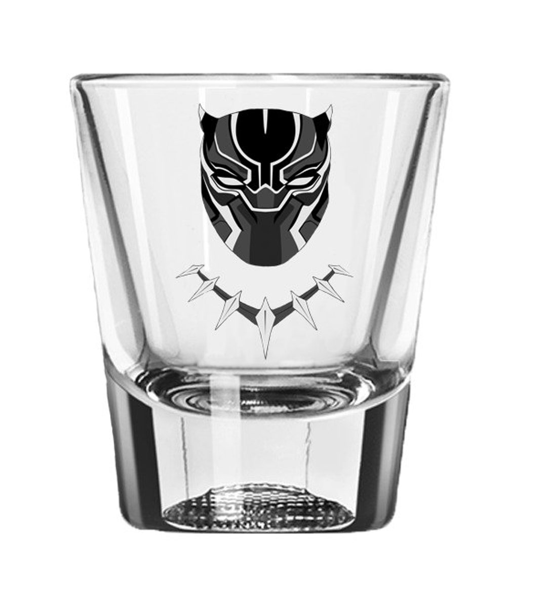 Black Panther Shot Glass Marvel Comic Avengers Civil War - Etsy