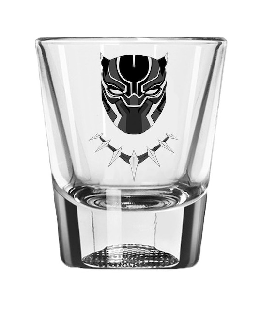 Black Panther Shot Glass Marvel Comic Avengers Civil War - Etsy