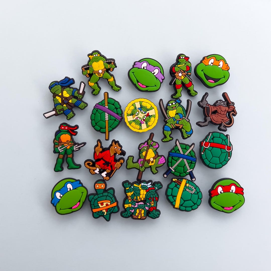 TMNT Clog Charms - Ninja Turtles Cartoon TV Show Movie Shoe Charms ...