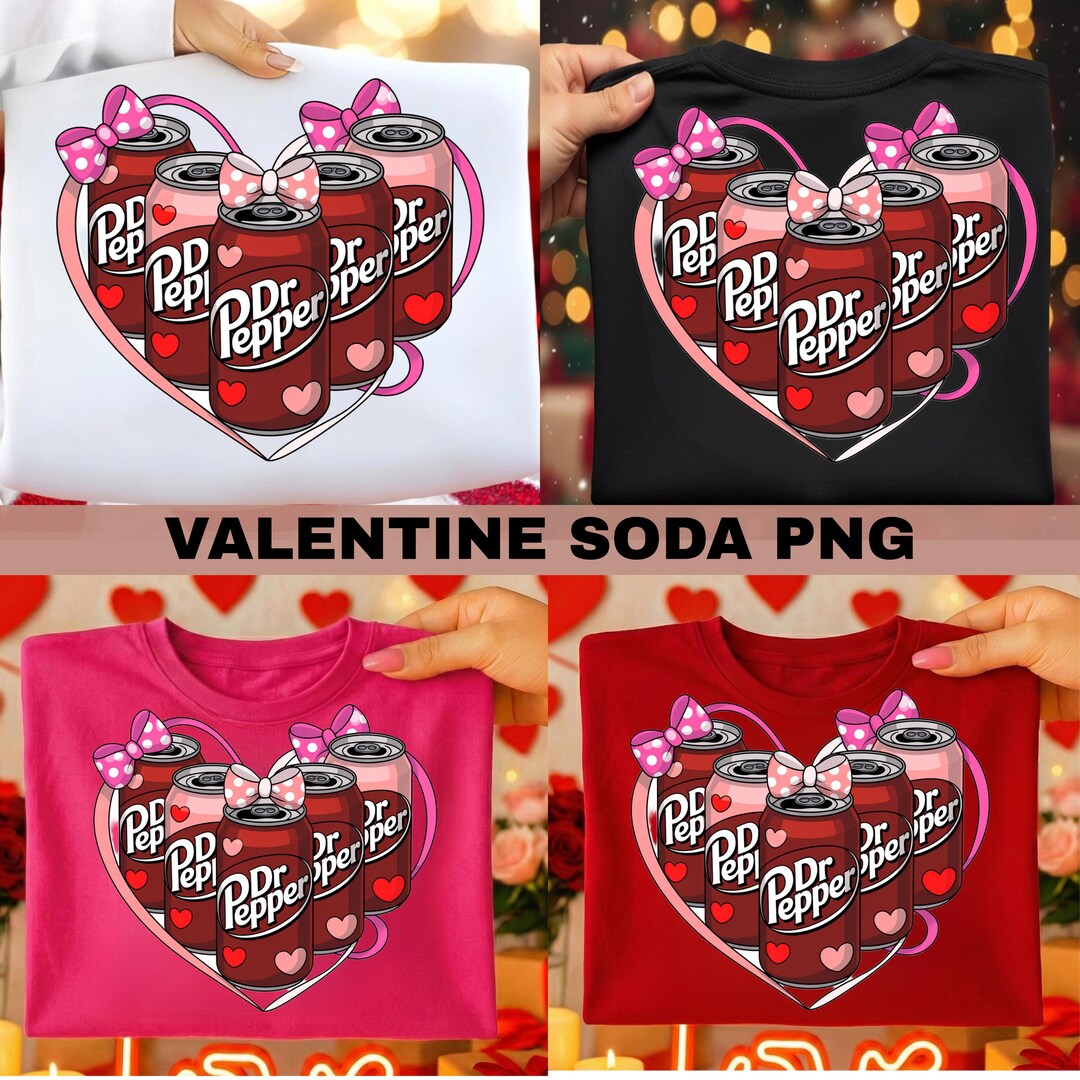 Valentine Soda PNG, Retro Pink Valentine Clipart, Trendy Girls ...