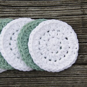 Face Scrubbies - Set of 10 Cotton Facial Rounds Makeup Remover Pads ...
