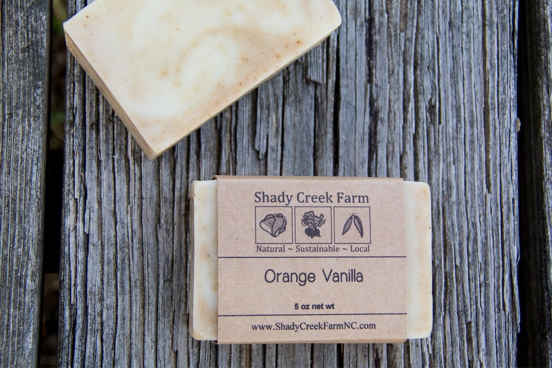 Orange Vanilla Soap All Natural Soap Artisanal Clay Soap Handcrafted ...