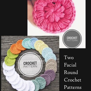 Crochet Pattern - Reusable Crochet Facial Rounds Pattern - Cotton ...