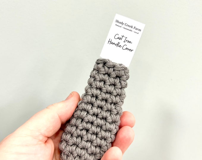 Cast Iron Handle Cover Crochet Cast Iron Cover Crochet Pot Holder ...
