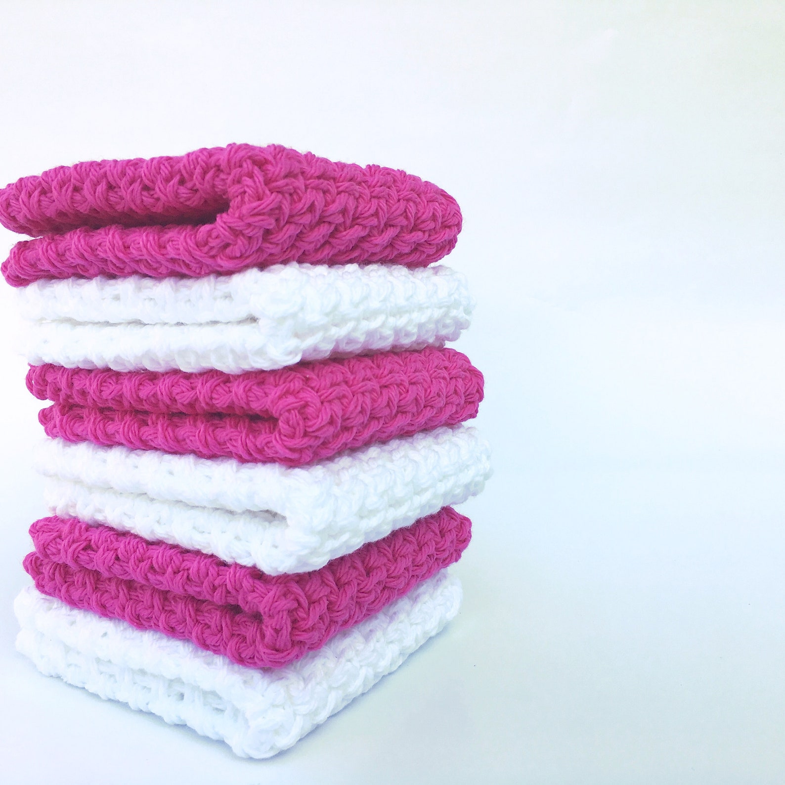 WASHCLOTH Cotton Washcloth, Handmade Wash Cloth, Crochet Wash Cloth ...