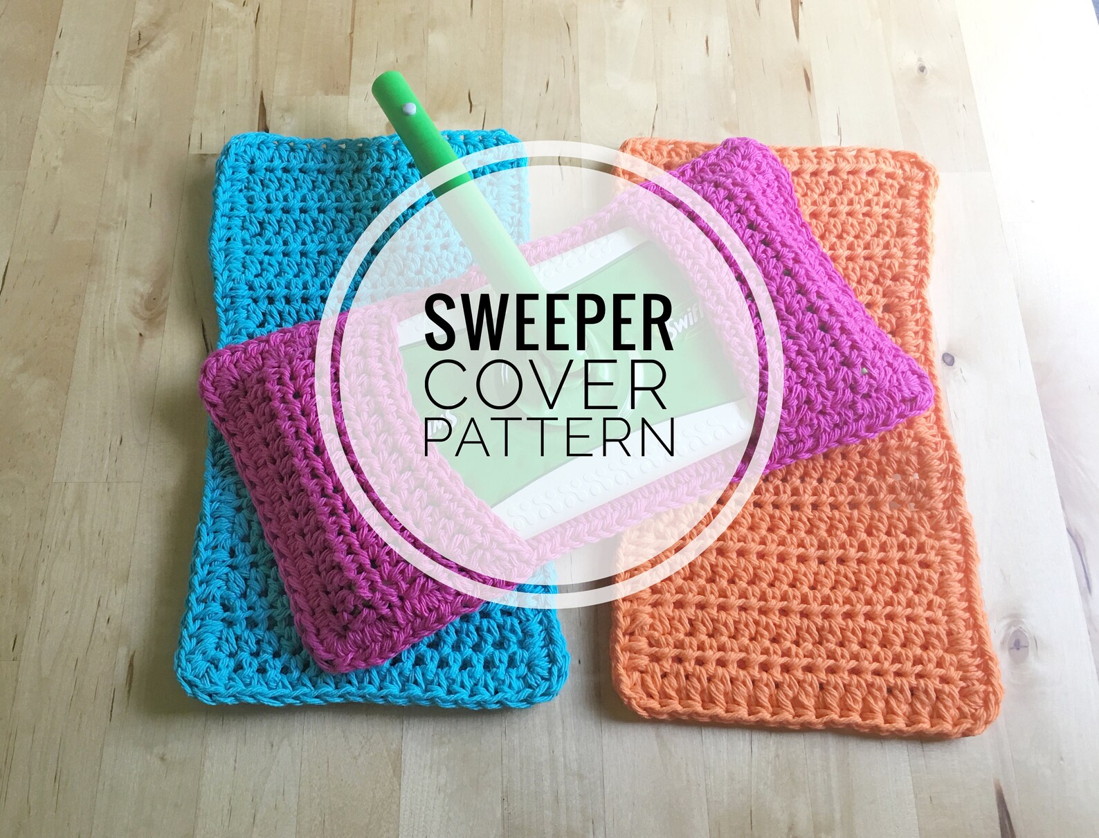 Crochet Pattern Reusable Crochet Sweeper Cover Pattern - Etsy Canada