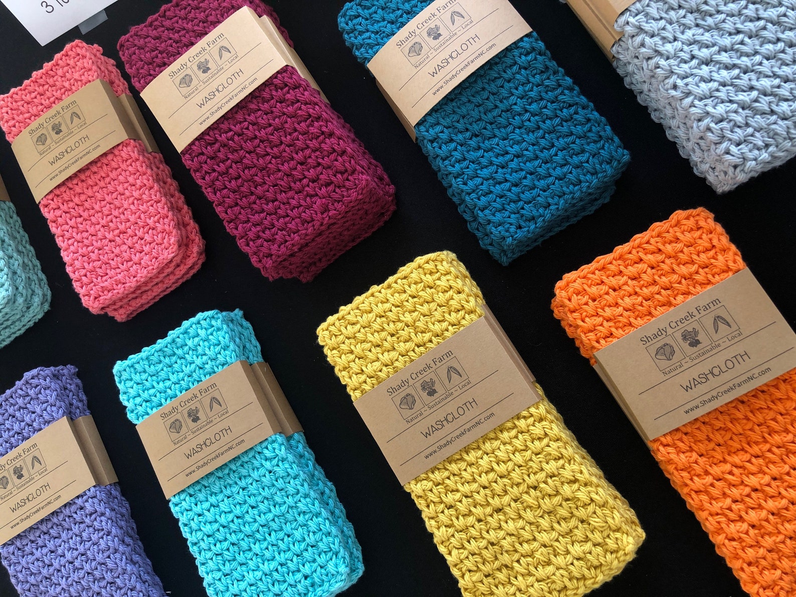 DISHCLOTHS SET of 2 Crochet Dish Cloths Red Dish Cloth Cotton - Etsy