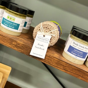 Face Scrubbies - Set of 10 Cotton Facial Rounds Makeup Remover Pads ...