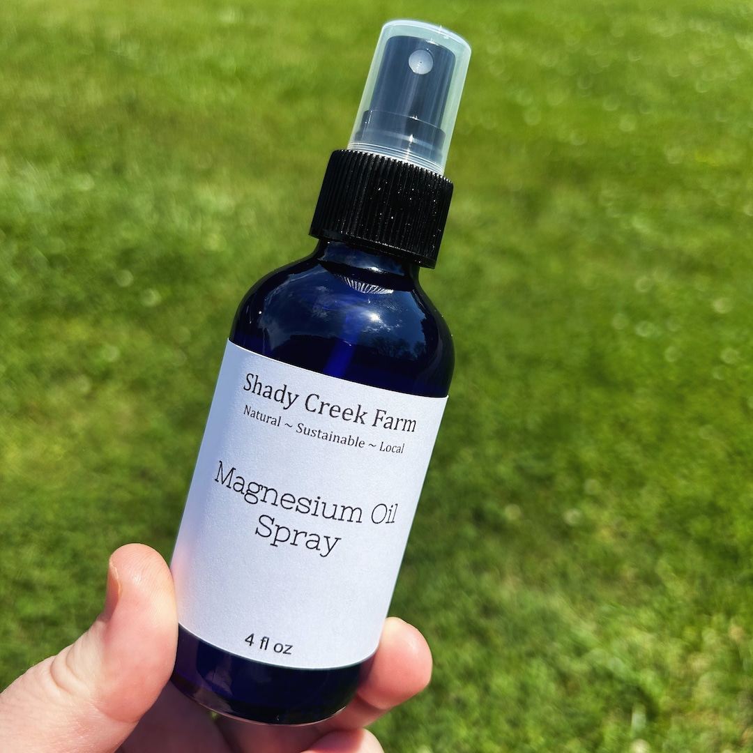 Magnesium Oil Spray, Natural Magnesium Oil, Extra Strength, Glass Spray ...