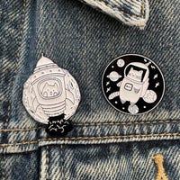 Saturn Planet Enamel Pin - Etsy