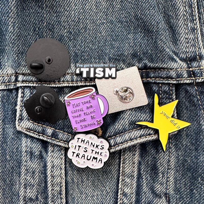 Funny Mom Life Enamel Pin Cute Hilarious Quote Badges for Moms ...