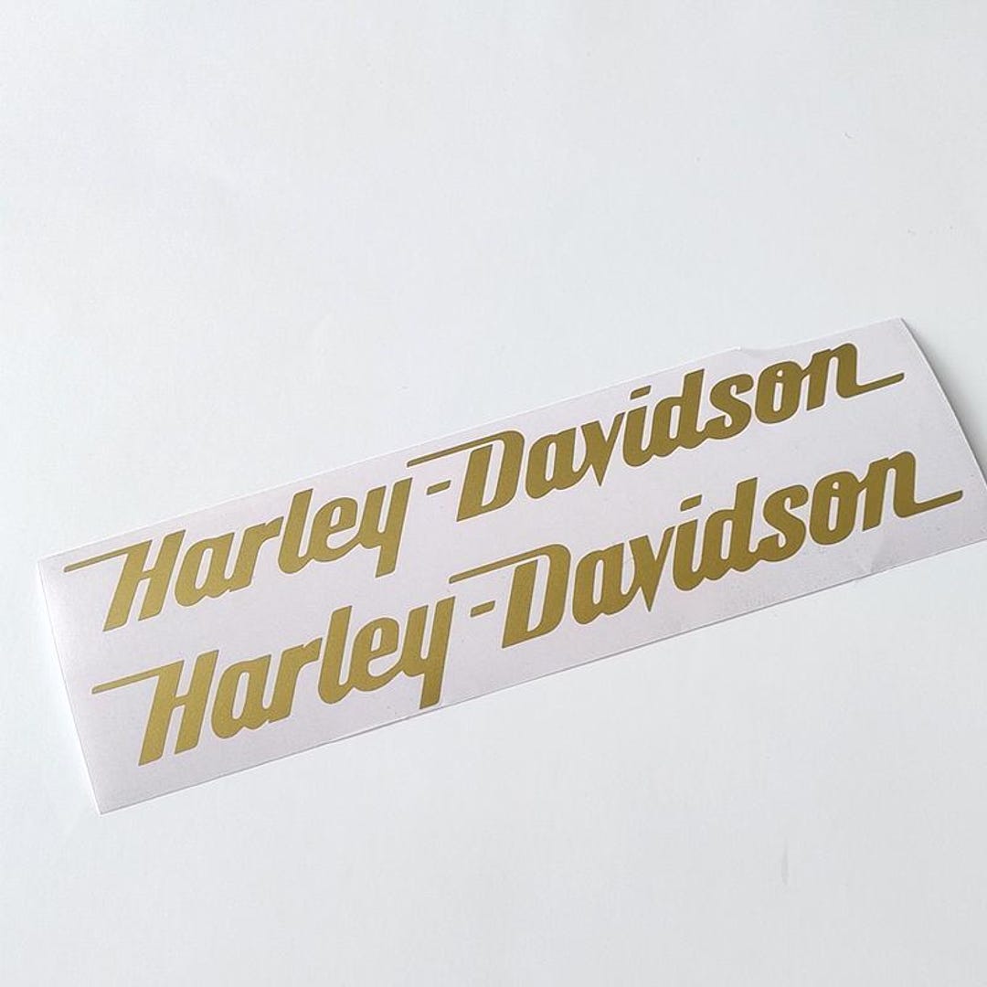 Decals PAIR (2 UNITS) for Motorcycle Tank Premium Vinyl H D American X ...