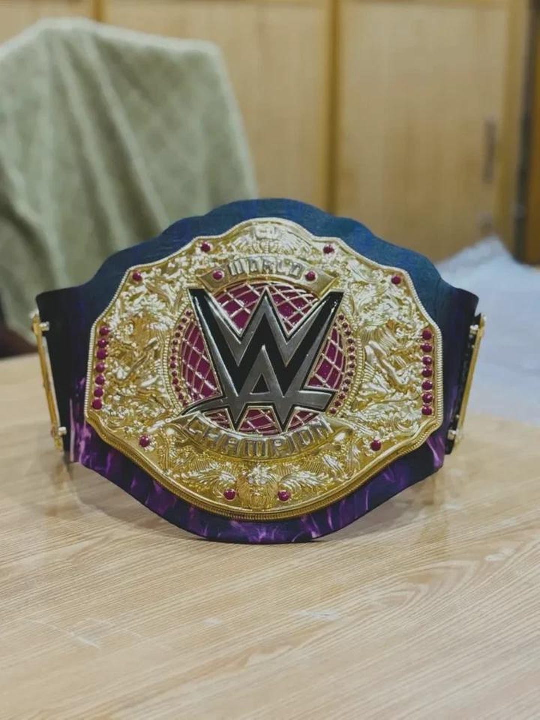 New Rhea Ripley World Replica Championship Wrestling Belt 2mm Brass - Etsy