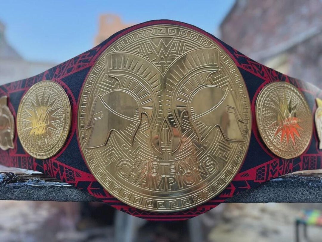 USOS Tag Team Championship Belt | 2MM/4MM Replica Wrestling Title ...