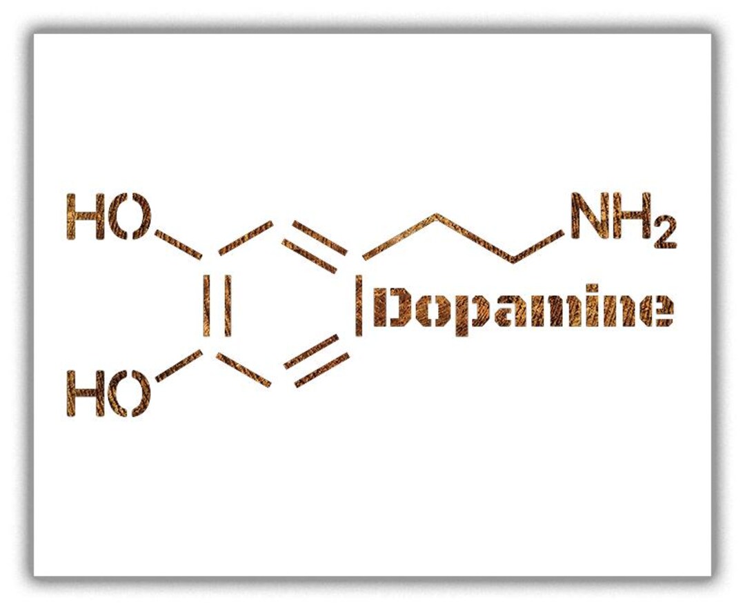 Dopamine Stencil - Reusable Color, Draw, & Paint Stencil - Etsy