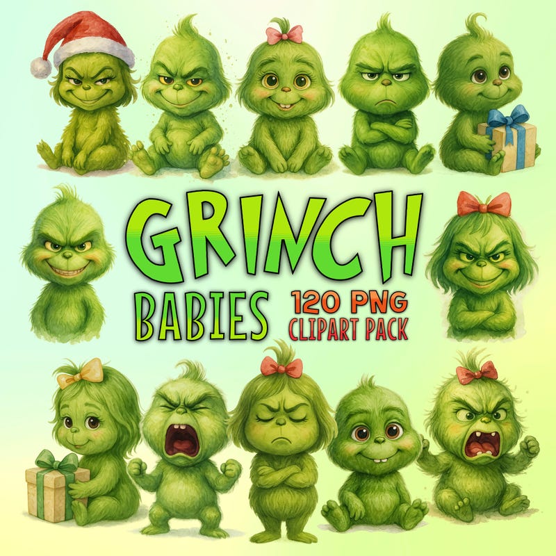 Baby Grinch - Etsy