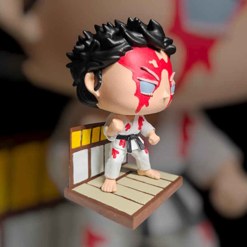 Akaza Funko Custom POP Demon Slayer Human Form - Etsy