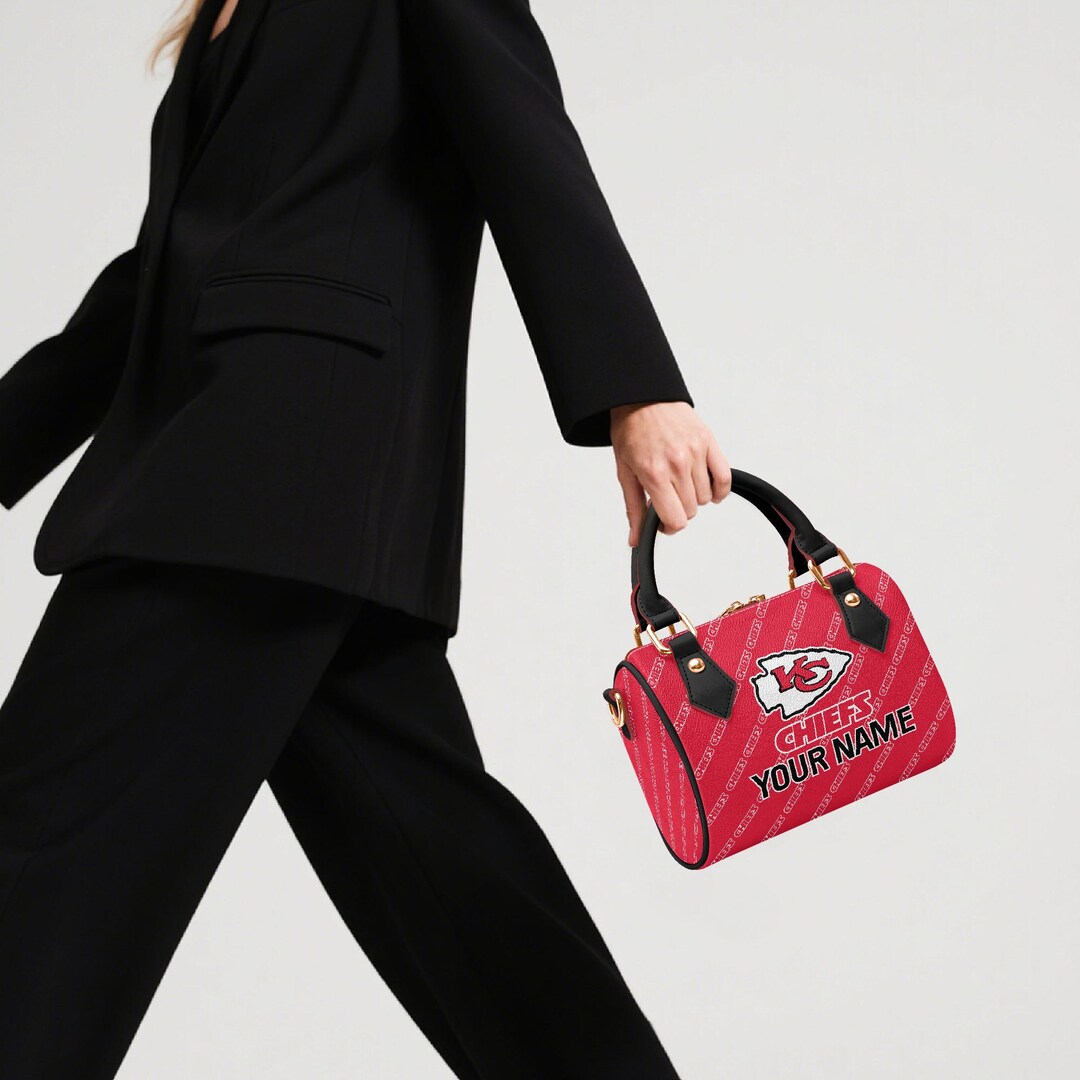 Personalized Football Fan Handbag– Custom Name Sports Purse – Gift for ...