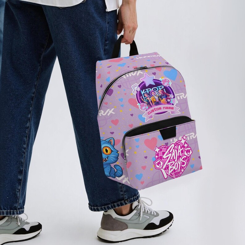 KPOP Demon Hunters Backpack | Huntrix Bookbag for Girls | KPOP Fan ...