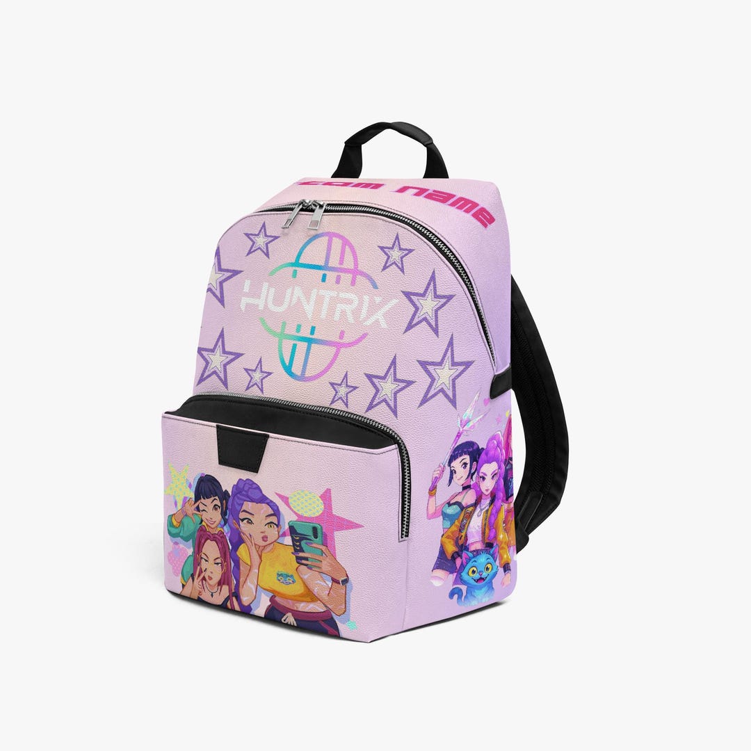 Personalized K-pop Girl Group Backpack – Anime Style PU Leather - Etsy ...