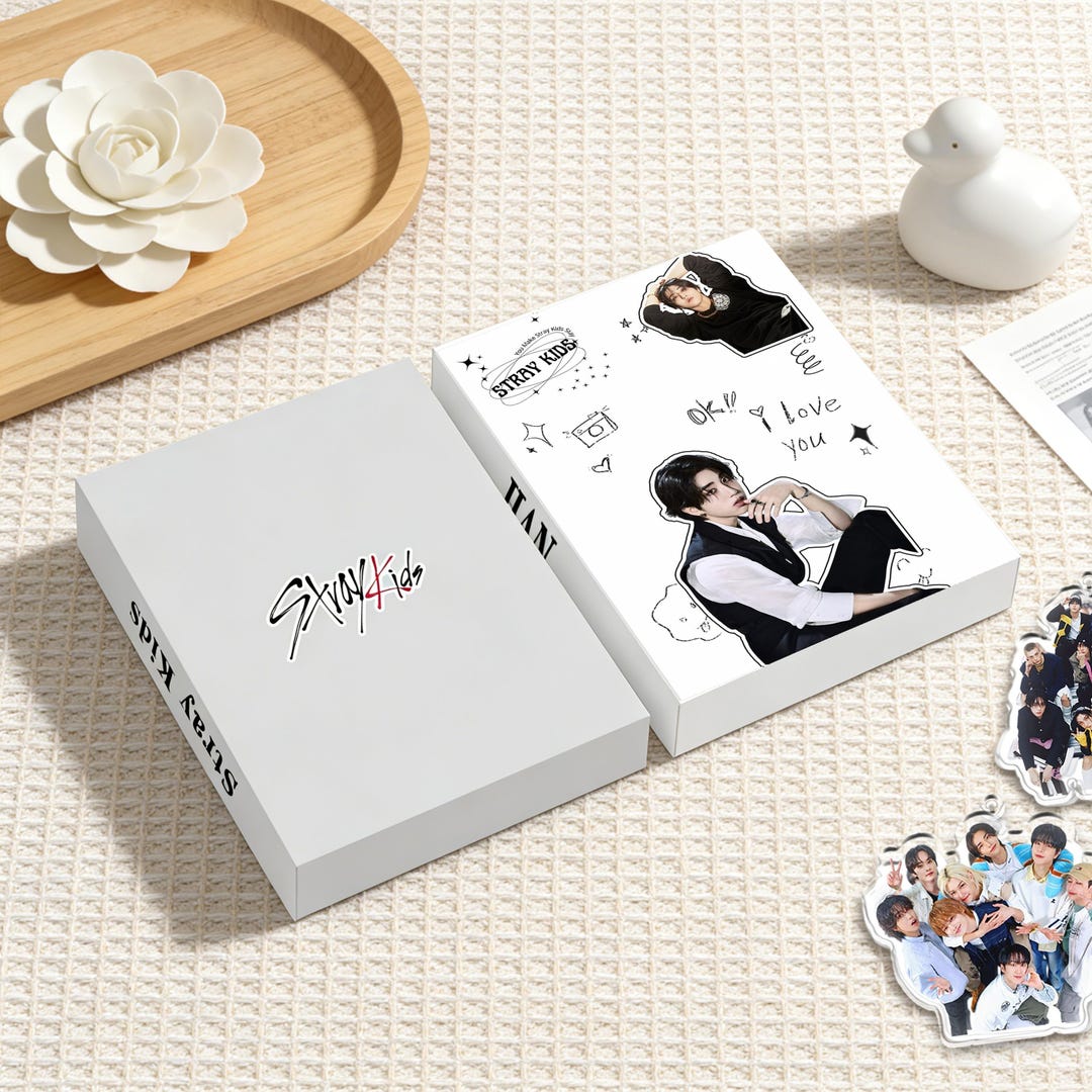 Stray Kids HAN Blind Box Keychain, SKZ Han Jisung Acrylic Bia Box Charm ...
