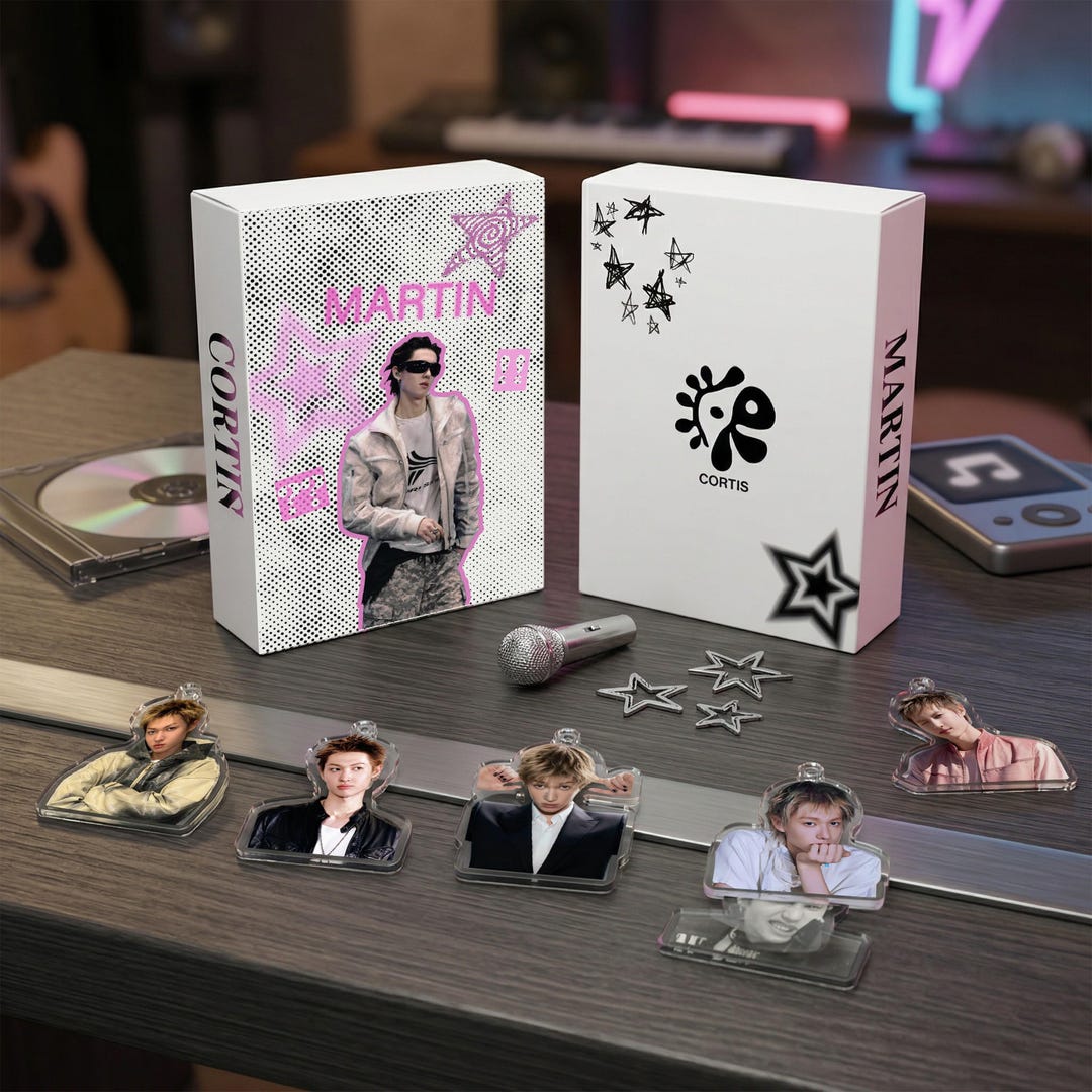 CORTIS Martin Acrylic Keychain Blind Box, Martin Cortis Kpop Advent ...