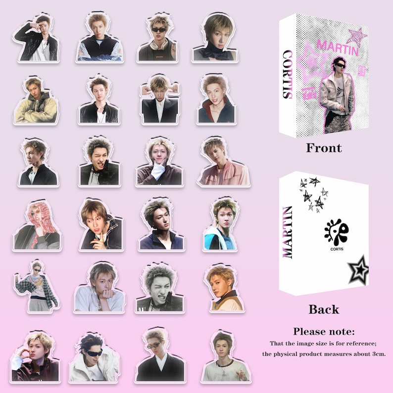 CORTIS Martin Acrylic Keychain Blind Box, Martin Cortis Kpop Advent ...