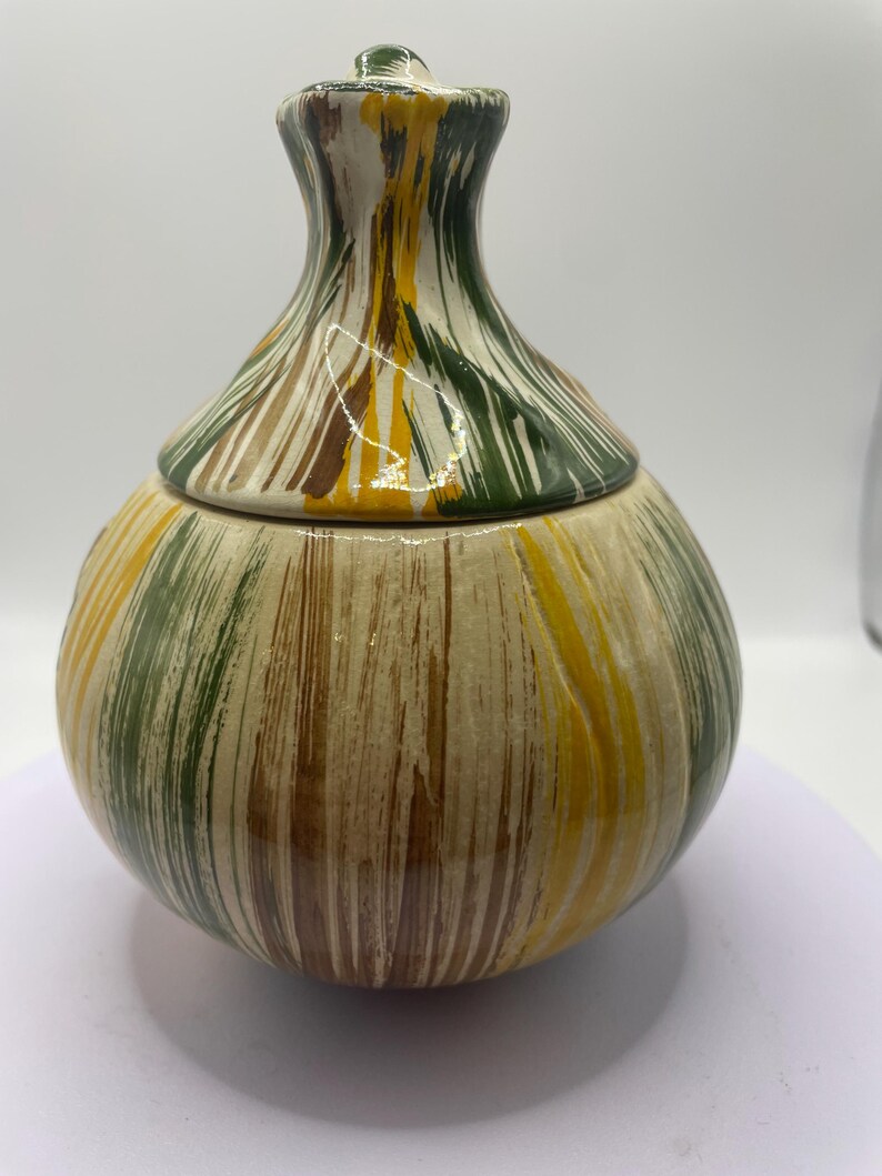 Pickled Onion Vintage Storage Jar With Tear Crying Face Ornamental or ...