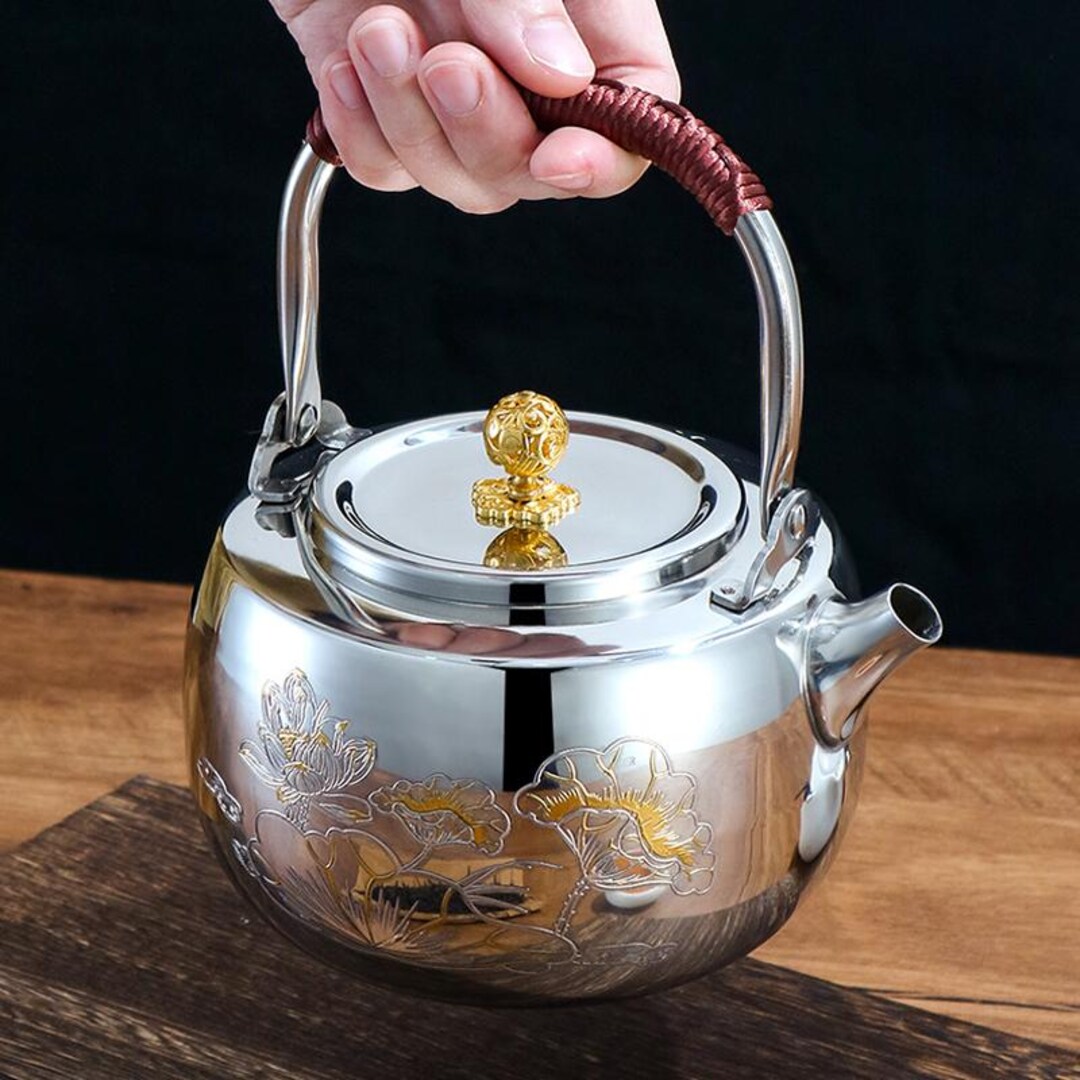 Stainless Steel Kettle With Handle | Induction Cooker Kettle | 304 ...