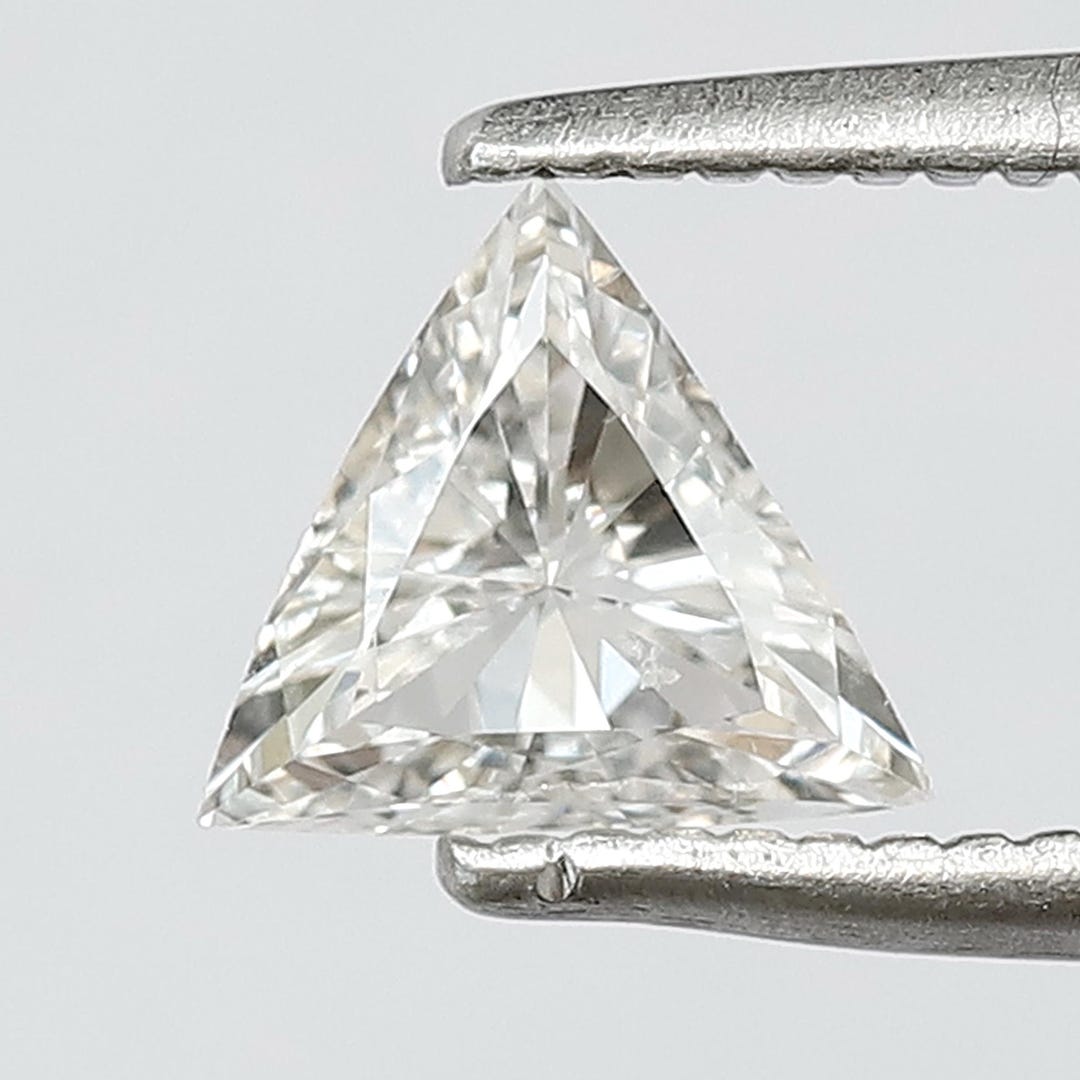 0.37 CT Triangle Cut Diamond: FG VS, 6mm Loose Diamond - Etsy