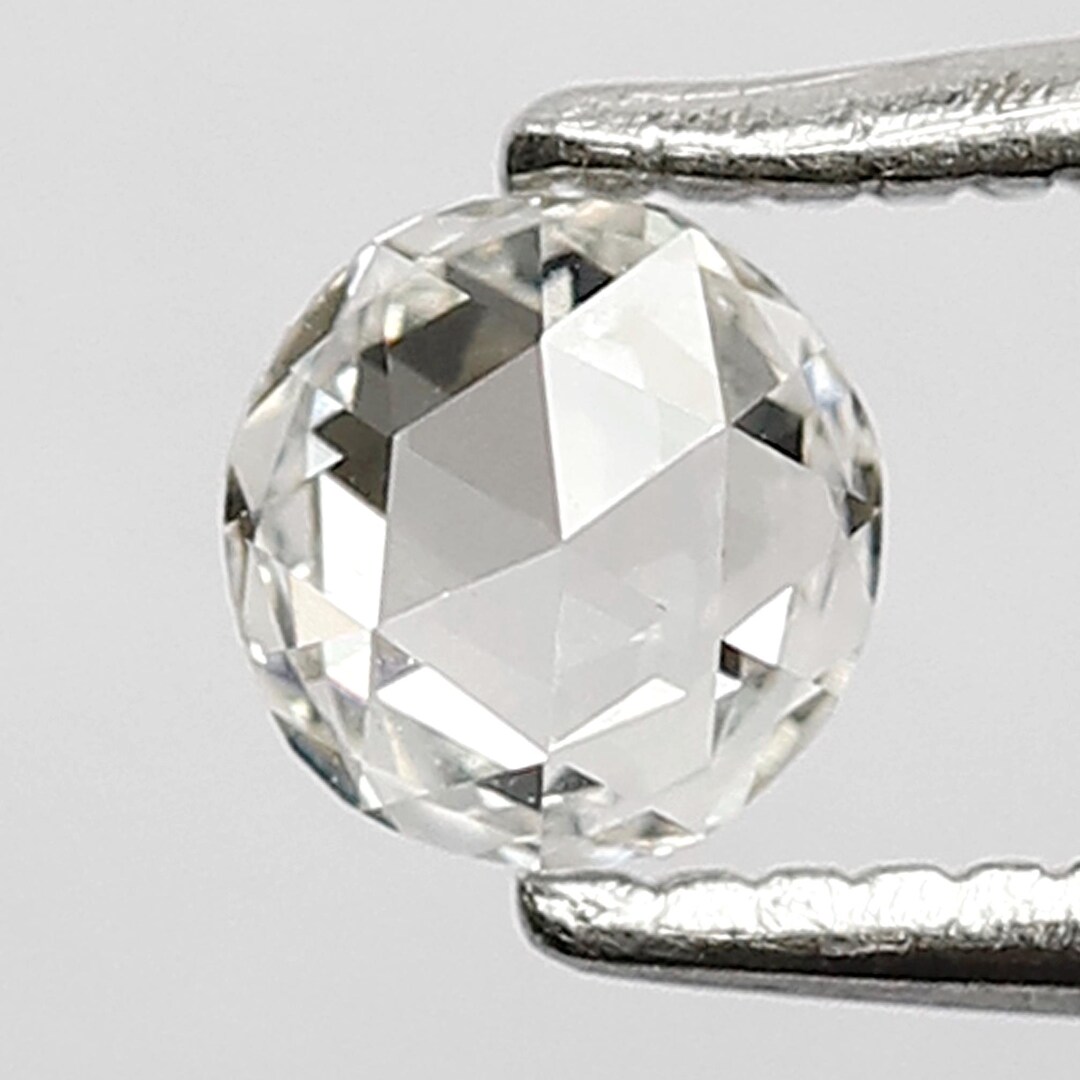 0.29ct Round Rose Cut Diamond | EF Color | 4mm Loose VS Clarity Diamond ...