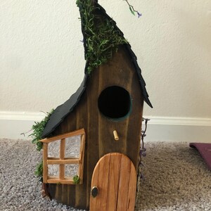 Custom Made Birdhouse, Fresh off the Workbench. Combo of Cedar and Pine ...