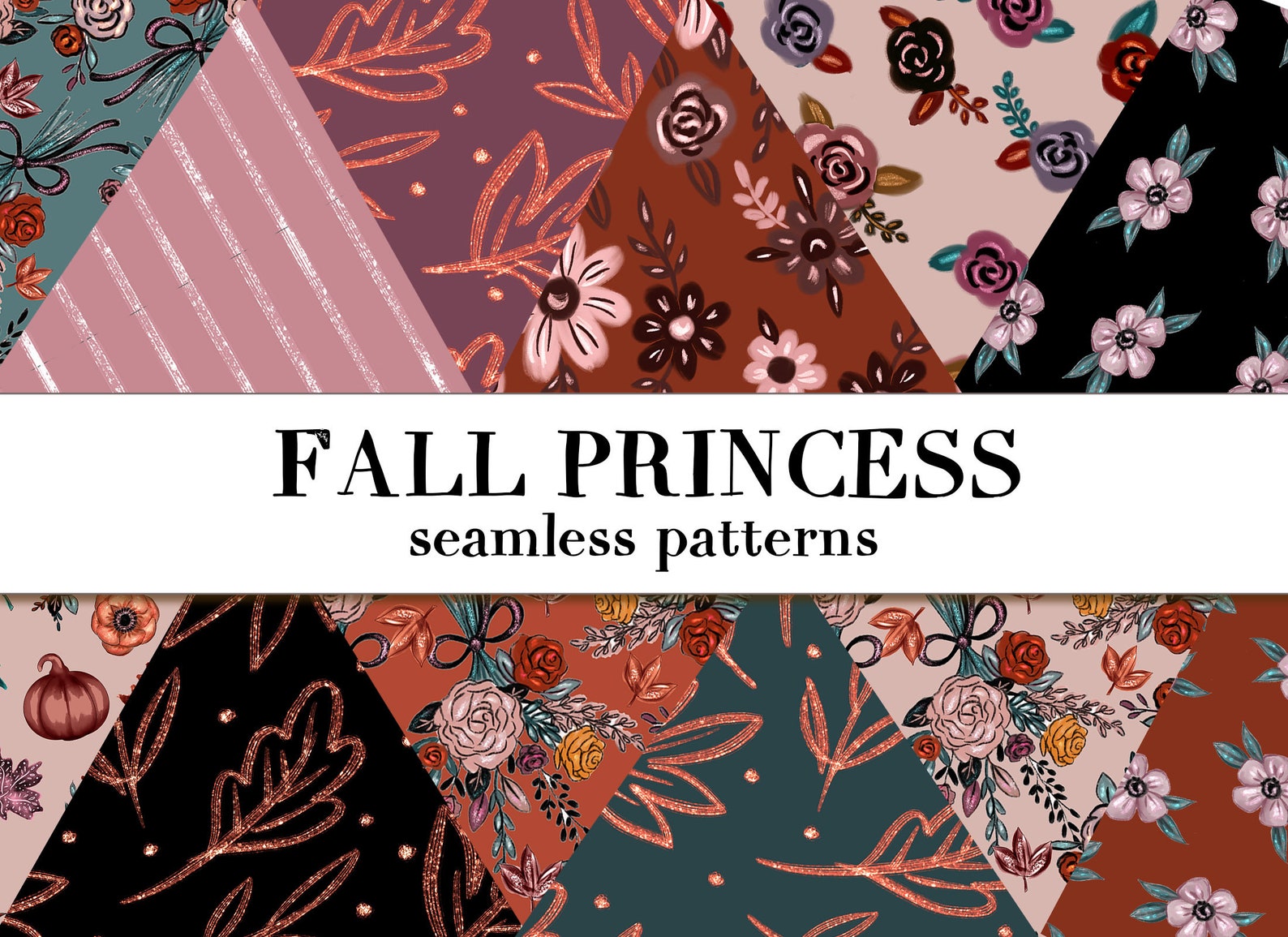 Fall Seamless Patterns Fall Papers Autumn Patterns Fall - Etsy