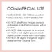 Mass Production Commercial License for Clipart - Etsy