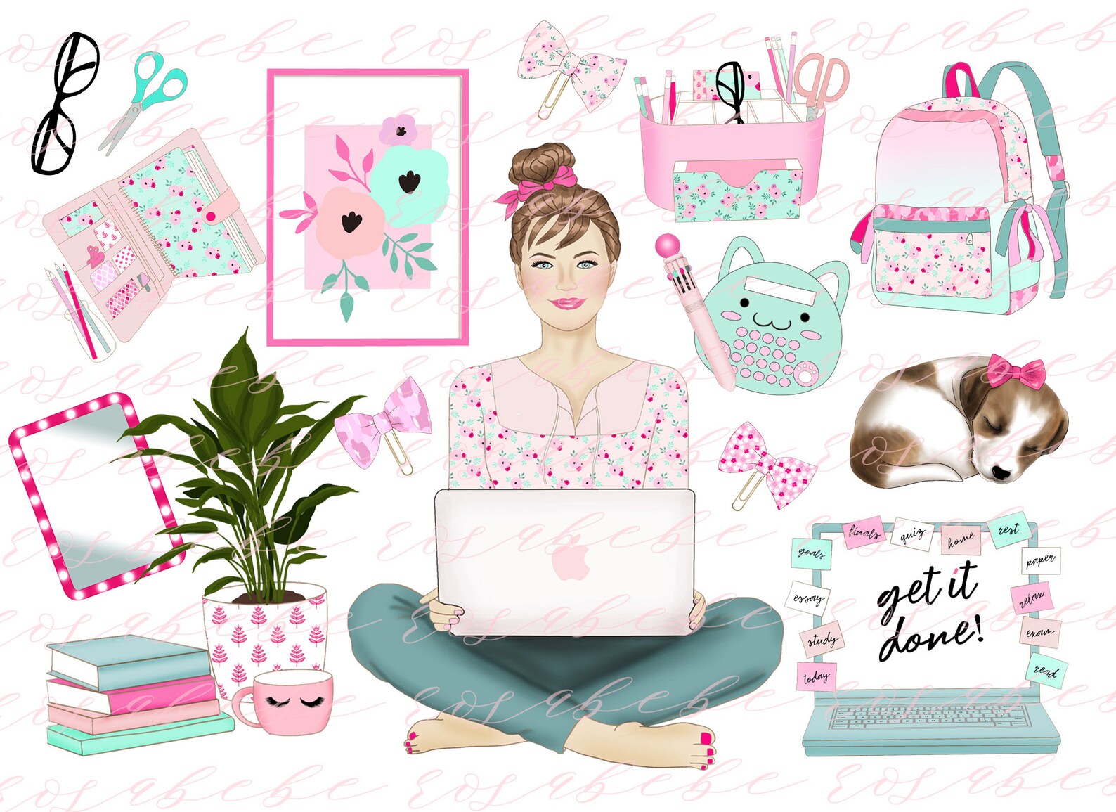 School Clipart Back to School Clipart Planner Clipart - Etsy