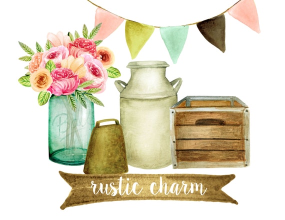 Rustic Wedding Clipart
