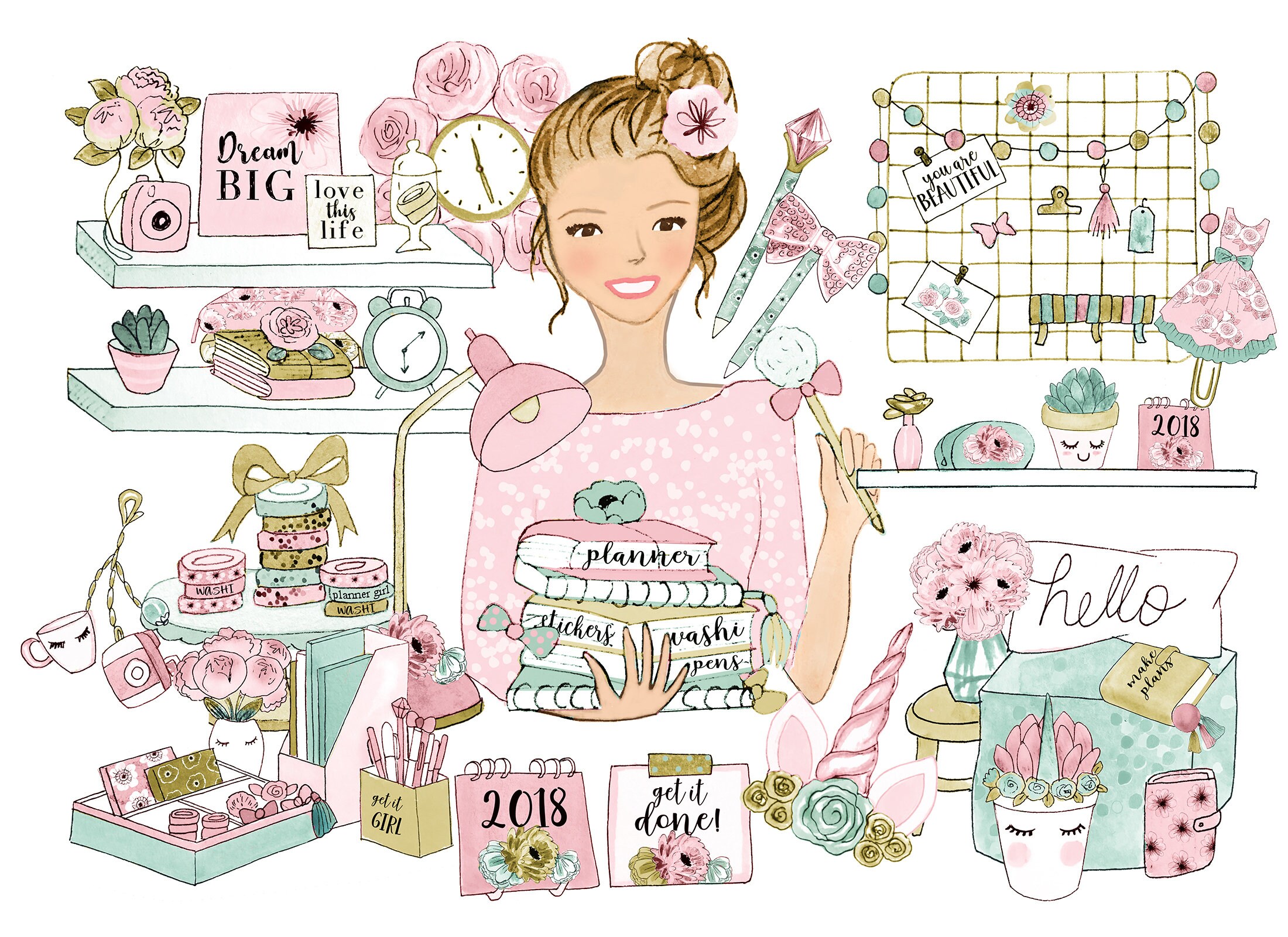 Drawing & Illustration Art & Collectibles fashion illustration clipart ...